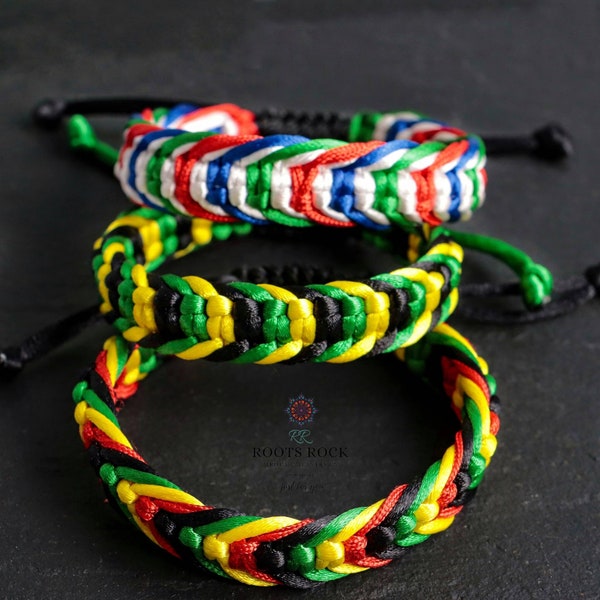Rasta Bracelet - Etsy