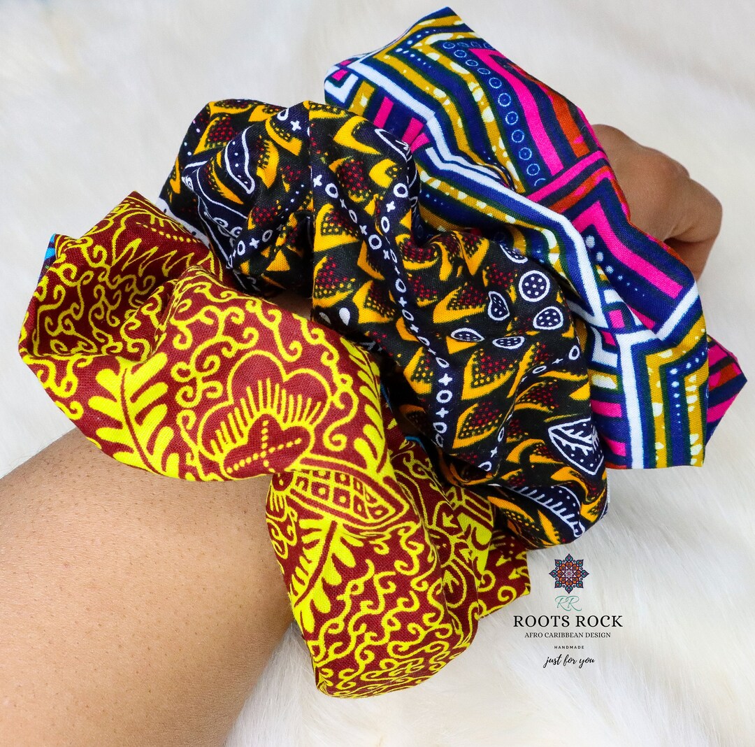 Ankara Scrunchie/ankara Hair Scrunchies/ankara Print Scrunchies/ Hair ...