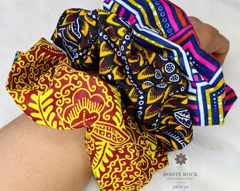 African Hair Scrunchies - Etsy