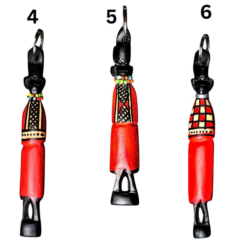 Handcrafted Masai Keyring: African Tribal Keychain, Eco-friendly Gift ...