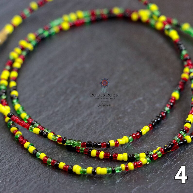 Rasta Waist Beads: African Cow Bone Belly Chain - Etsy