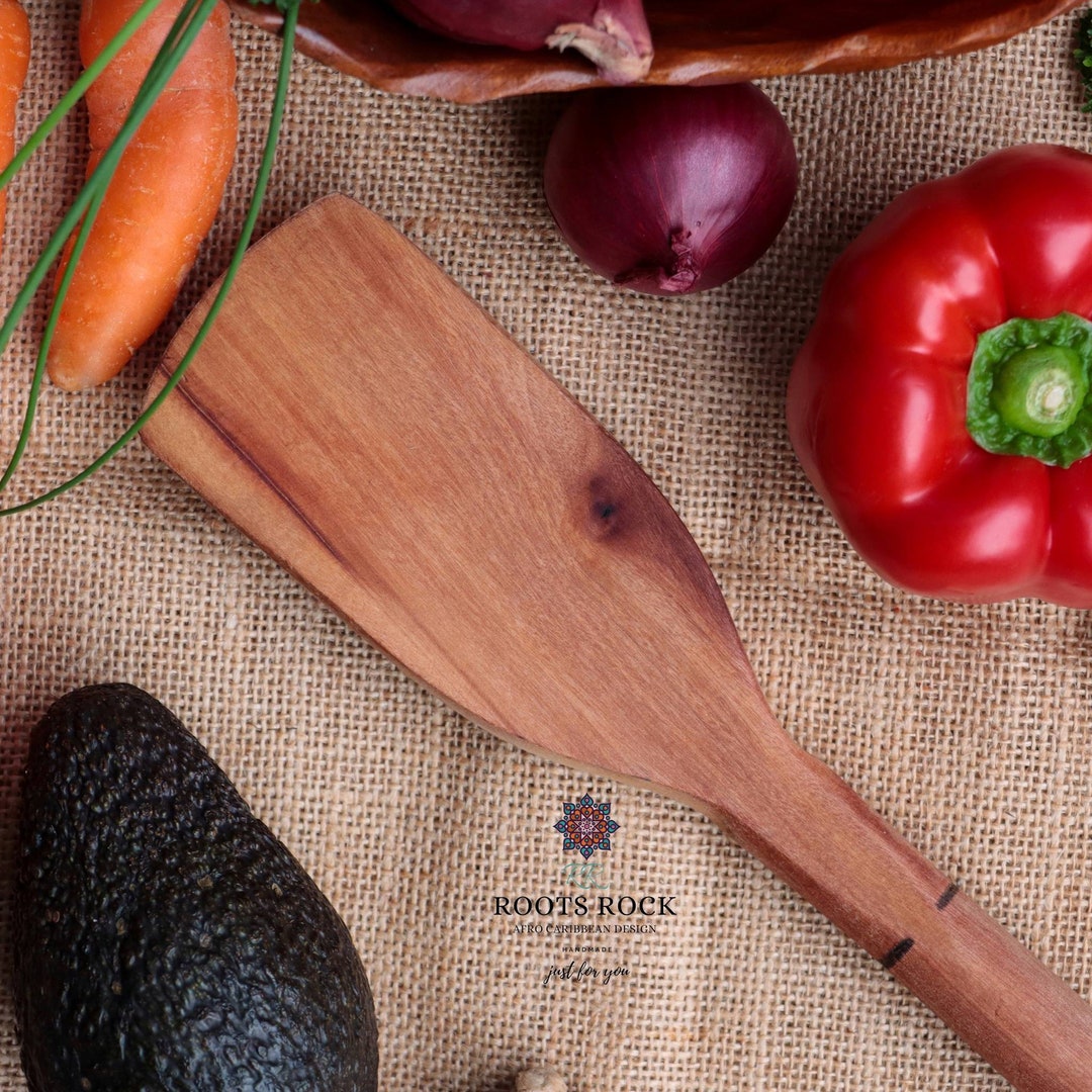 Large African Wooden Spoon/ Large Spatula/spoon/ Cooking Spoon ...