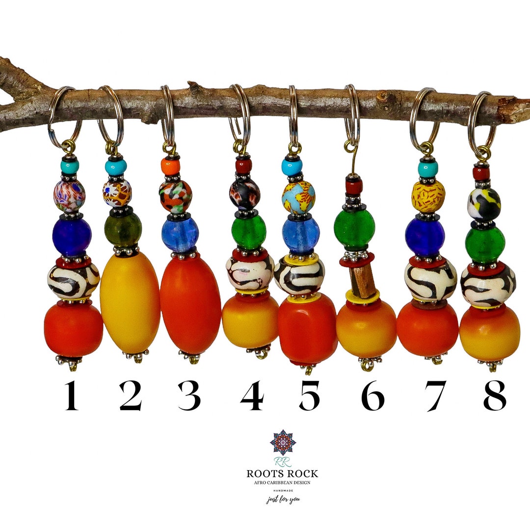 Beaded Kenyan Keyrings/ Keyring/ Afrincan Keyring/ African Beaded ...