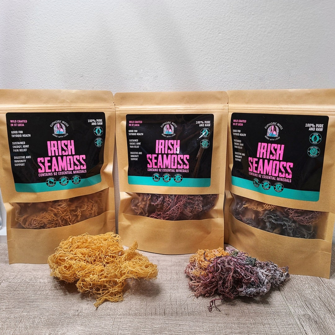 Wildcrafted St. Lucia Sea Moss, Full Spectrum Irish Moss - Etsy