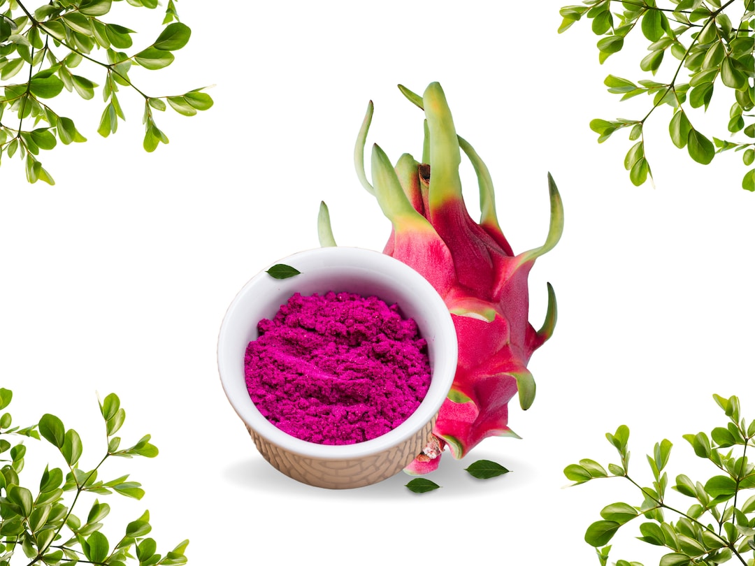 Pink Pitaya Powder, Dried Dragon Fruit Powder, Organic Pitaya, 100% ...