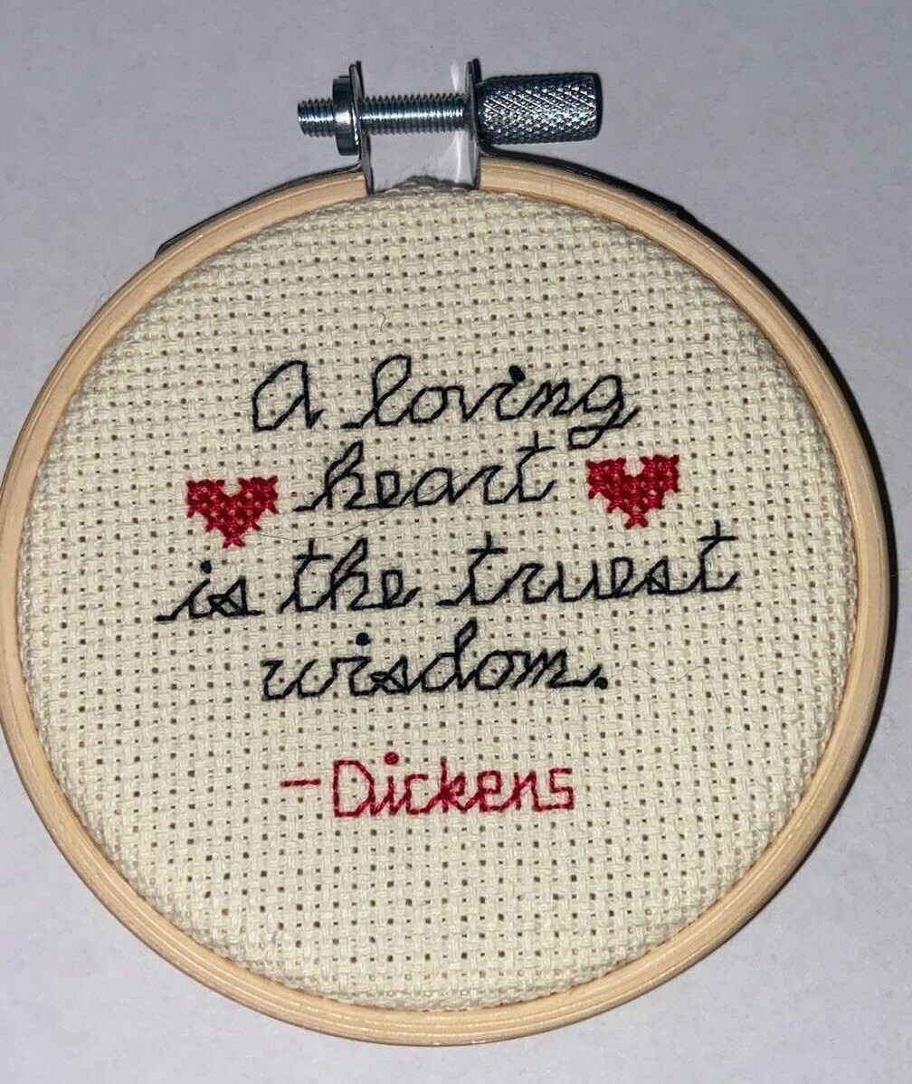 A Loving Heart is the Truest Wisdom Ornament - Etsy