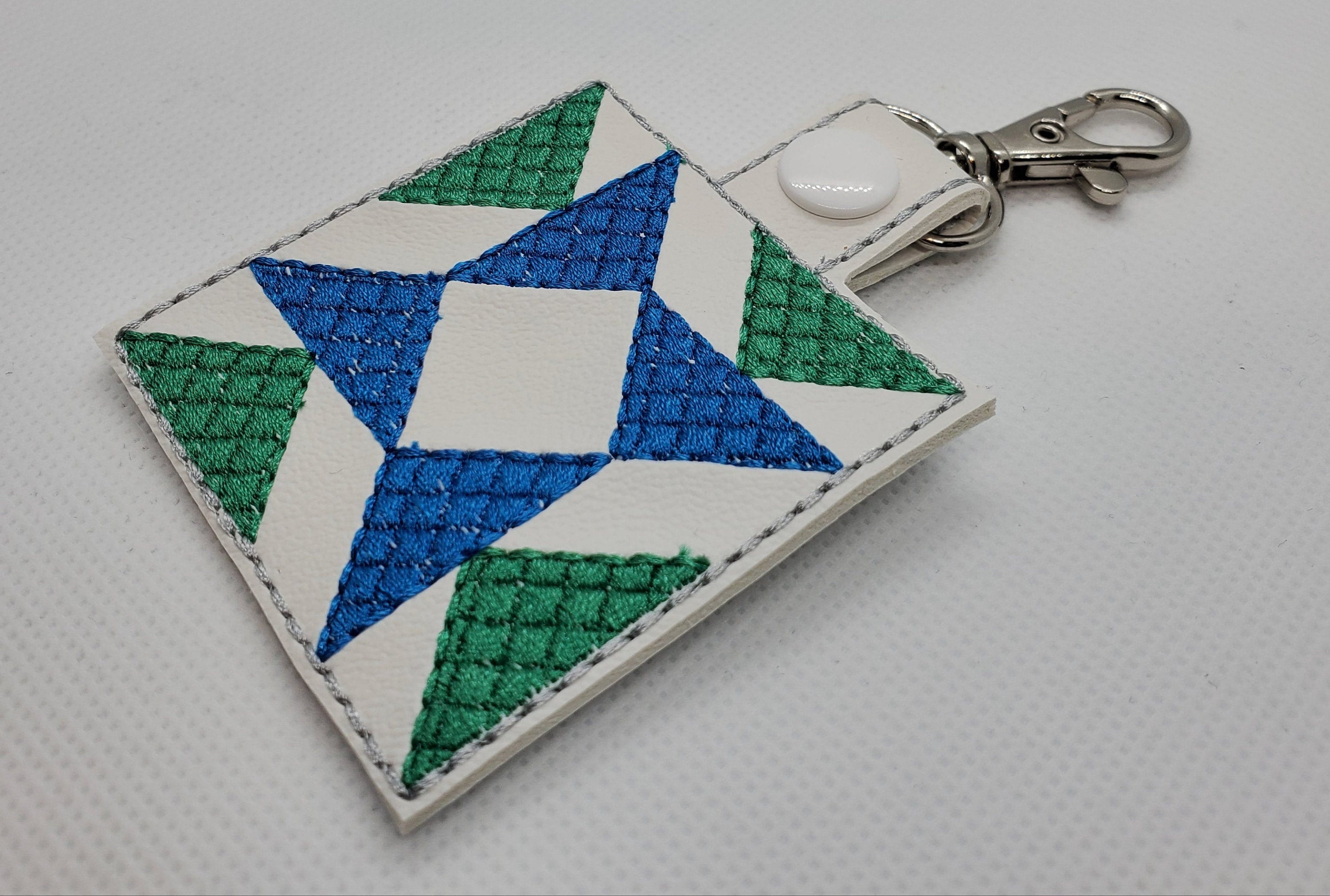 Quilting Keychain Charm Quilter's keychain Sewing | Etsy
