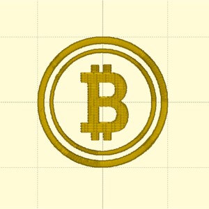 Bitcoin Machine Embroidery Design, Bitcoin Cryptocurrency, Embroidery ...