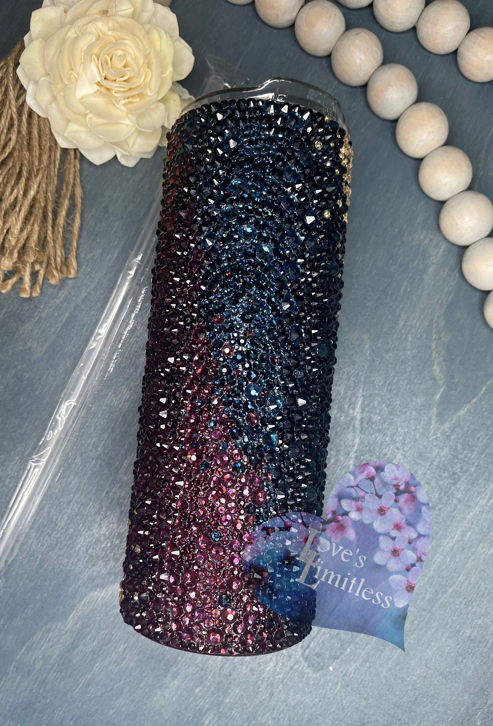 Rhinestone Leopard, Stainless Steel Tumbler, Leopard Print for Her ...