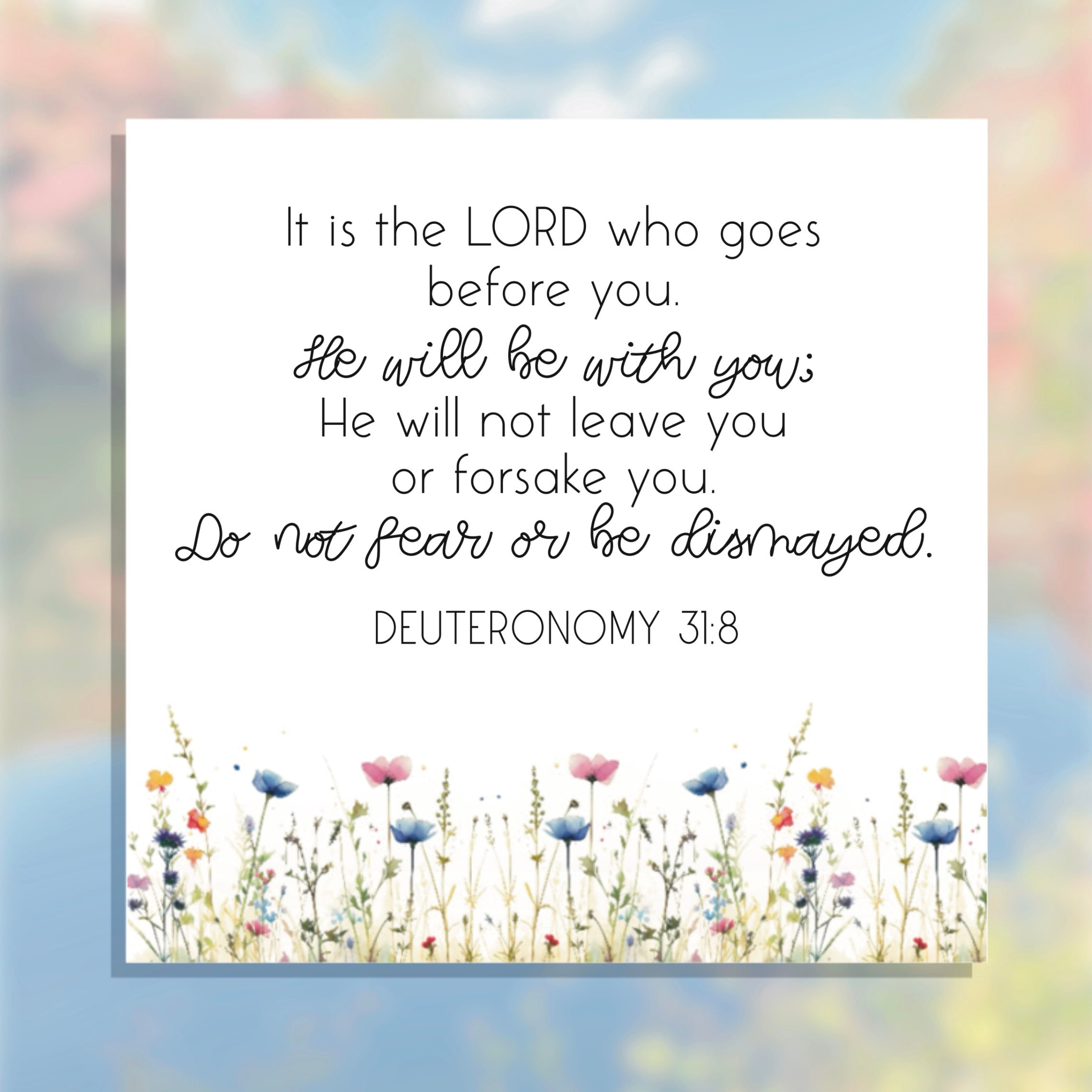 54 Bible Verse Cards, Scripture Cards, Bible Study Verses on Fear ...