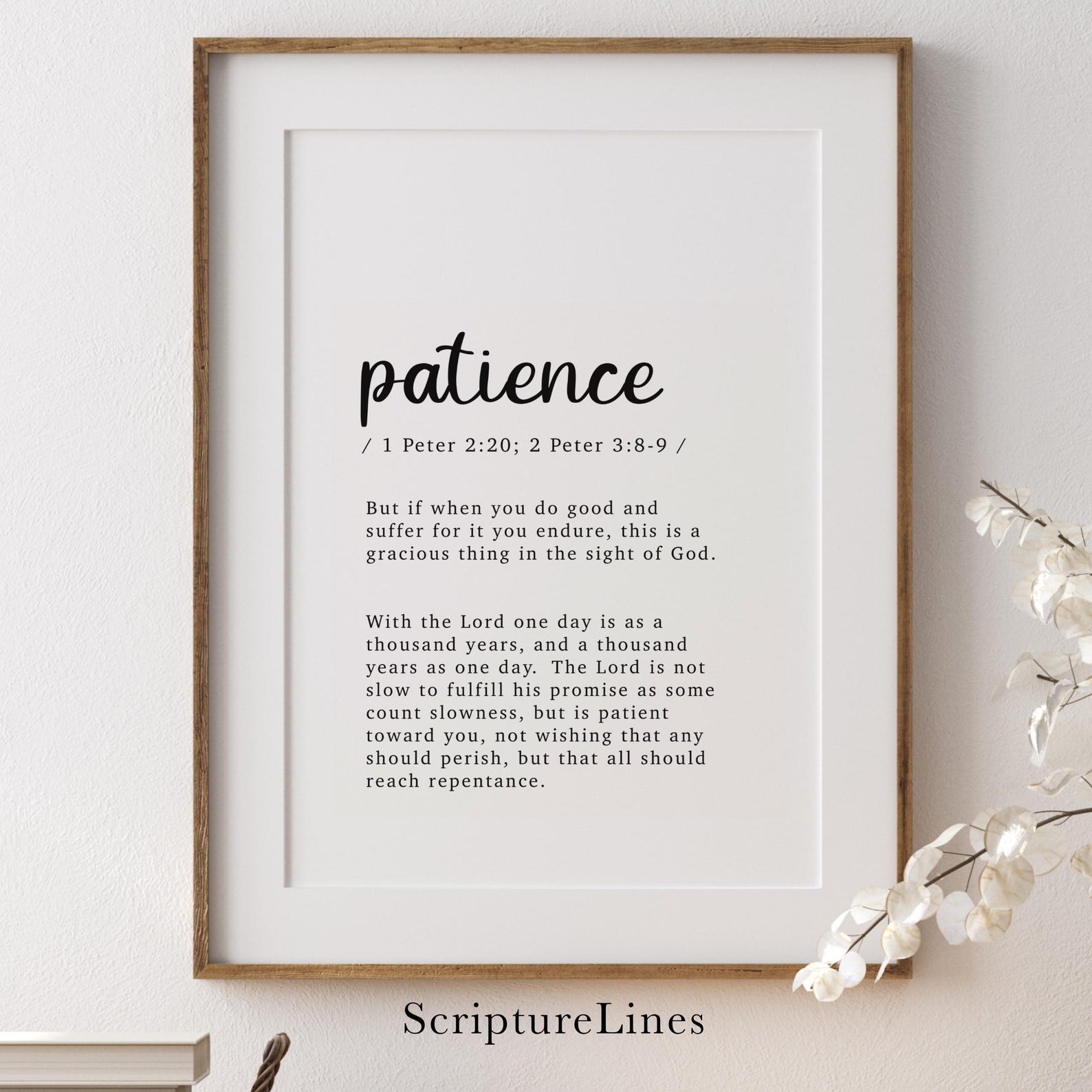 SET of 9 Fruit of the Spirit Bible Definition Wall Art, Scripture Wall ...