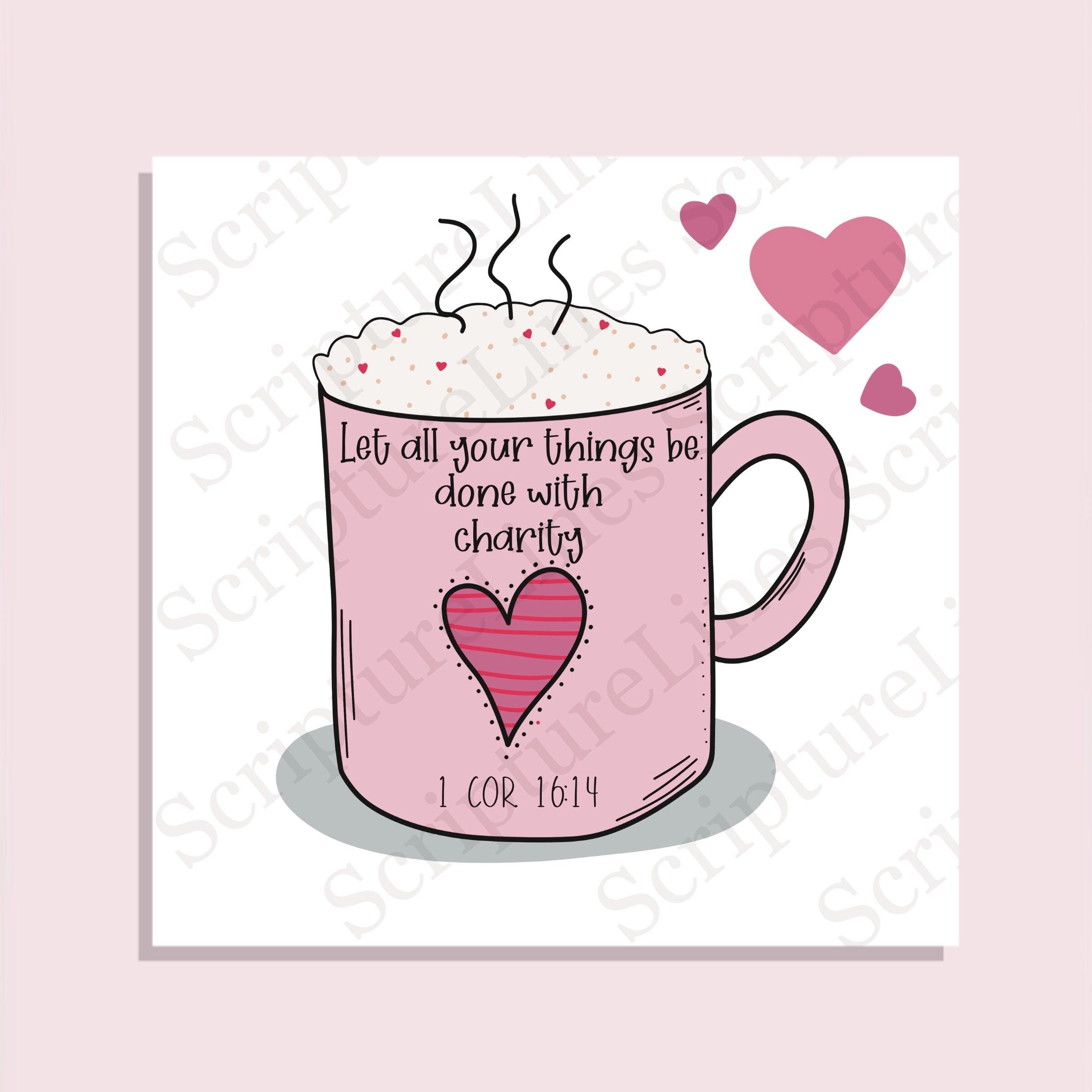 KJV Bible Verse Cards! God’s Love Memory Verses, Scripture Printable ...