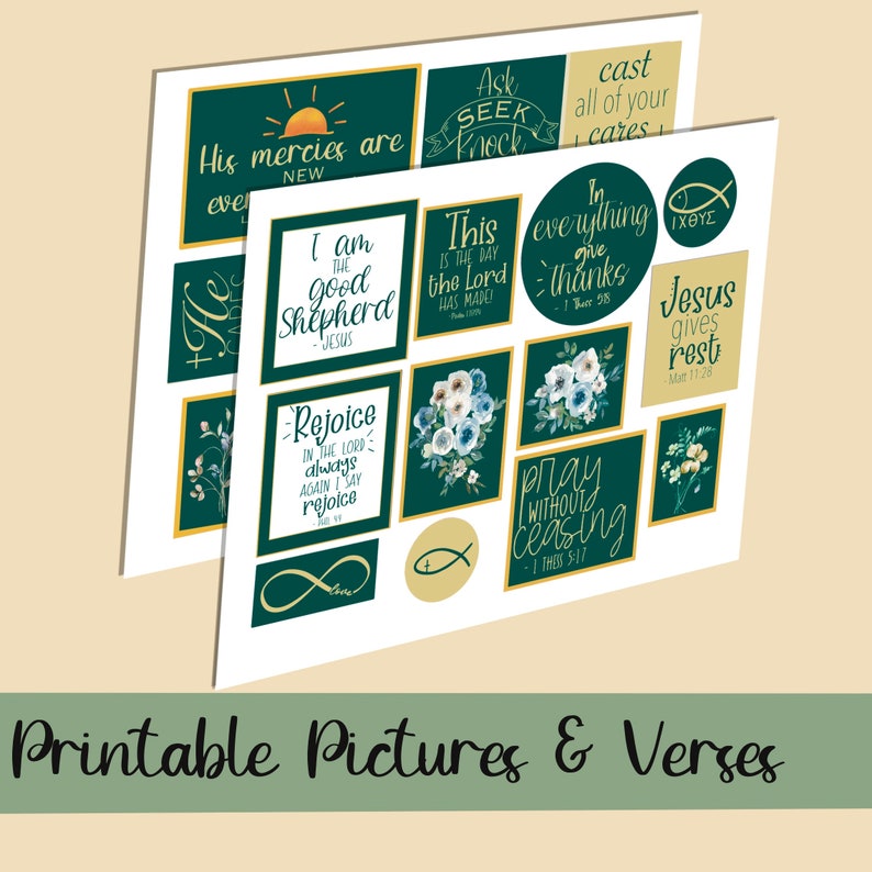 Prayer Board Kit Prayer Wall Printable, Scriptural Headers With Bible ...