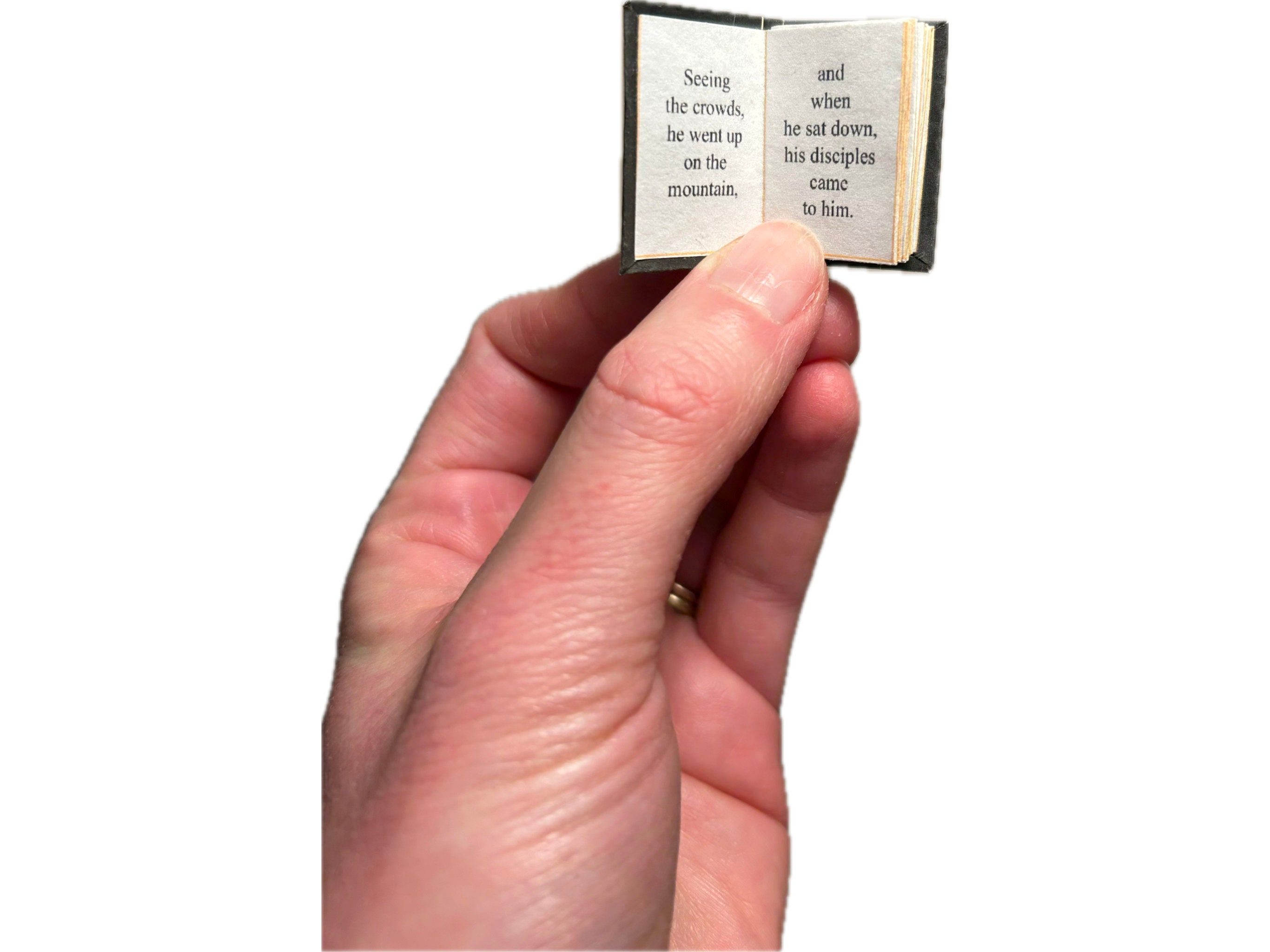 Beatitudes Mini Book, Matthew 5:1-12 Sermon on the Mount Miniature ...