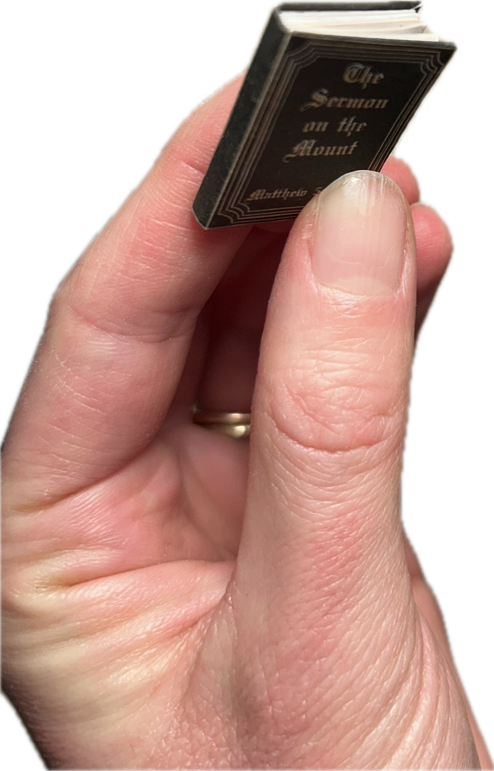 Beatitudes Mini Book, Matthew 5:1-12 Sermon on the Mount Miniature ...