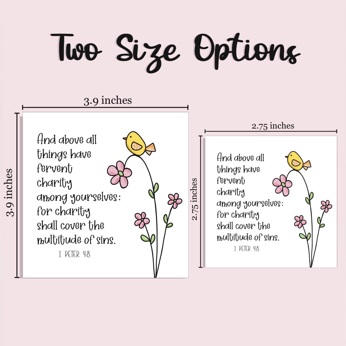 KJV Bible Verse Cards! God’s Love Memory Verses, Scripture Printable ...