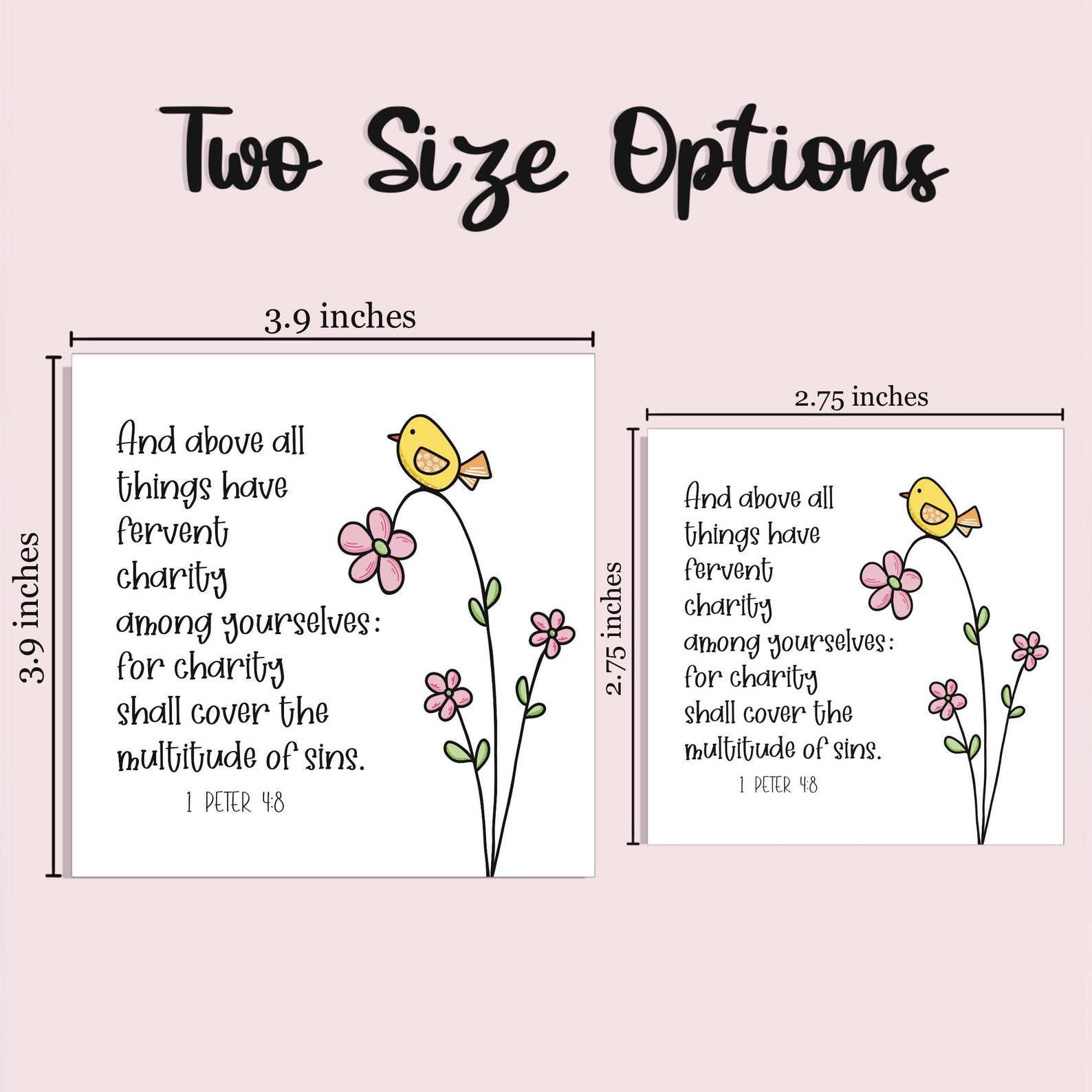 KJV Bible Verse Cards! God’s Love Memory Verses, Scripture Printable ...