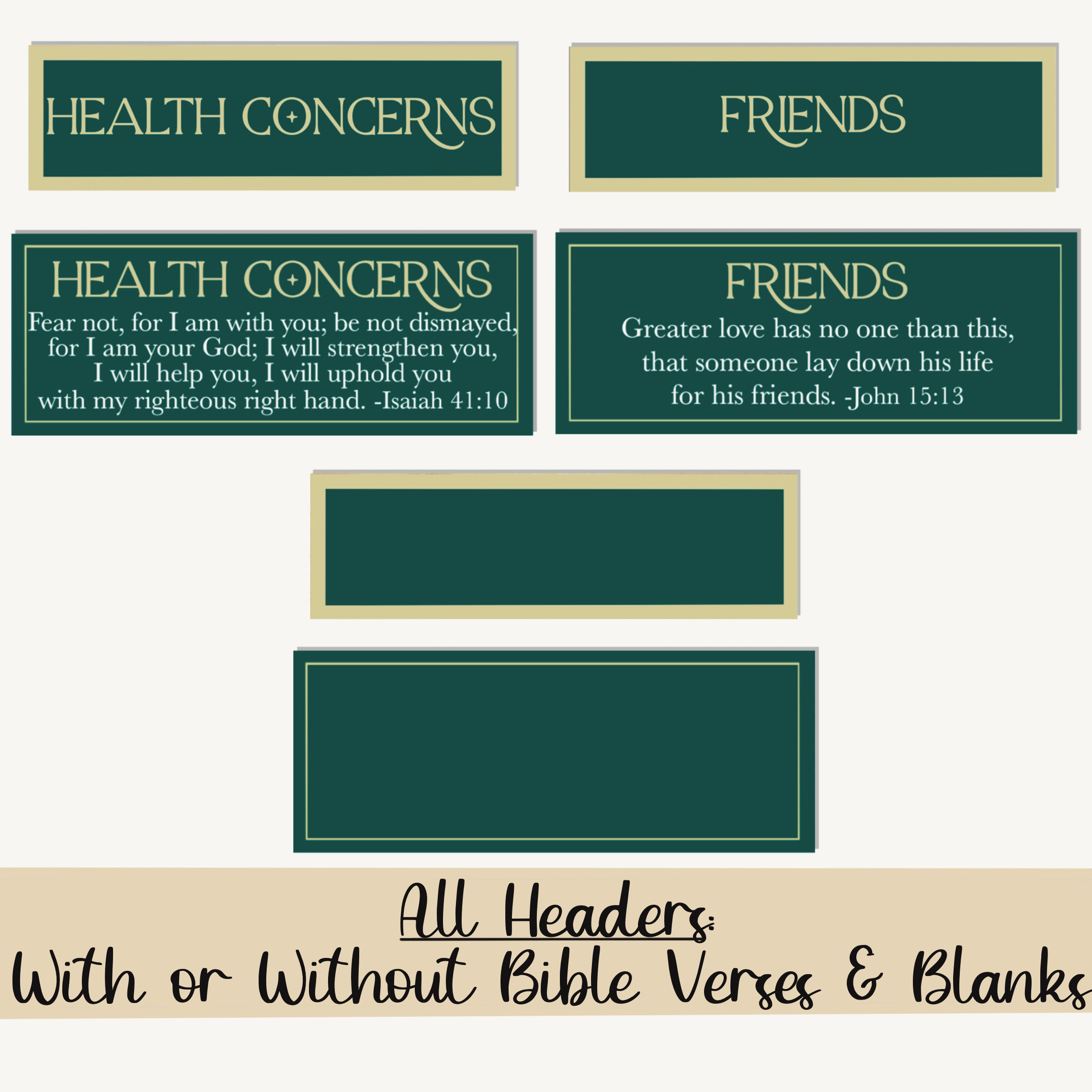Prayer Board Kit Prayer Wall Printable, Scriptural Headers With Bible ...