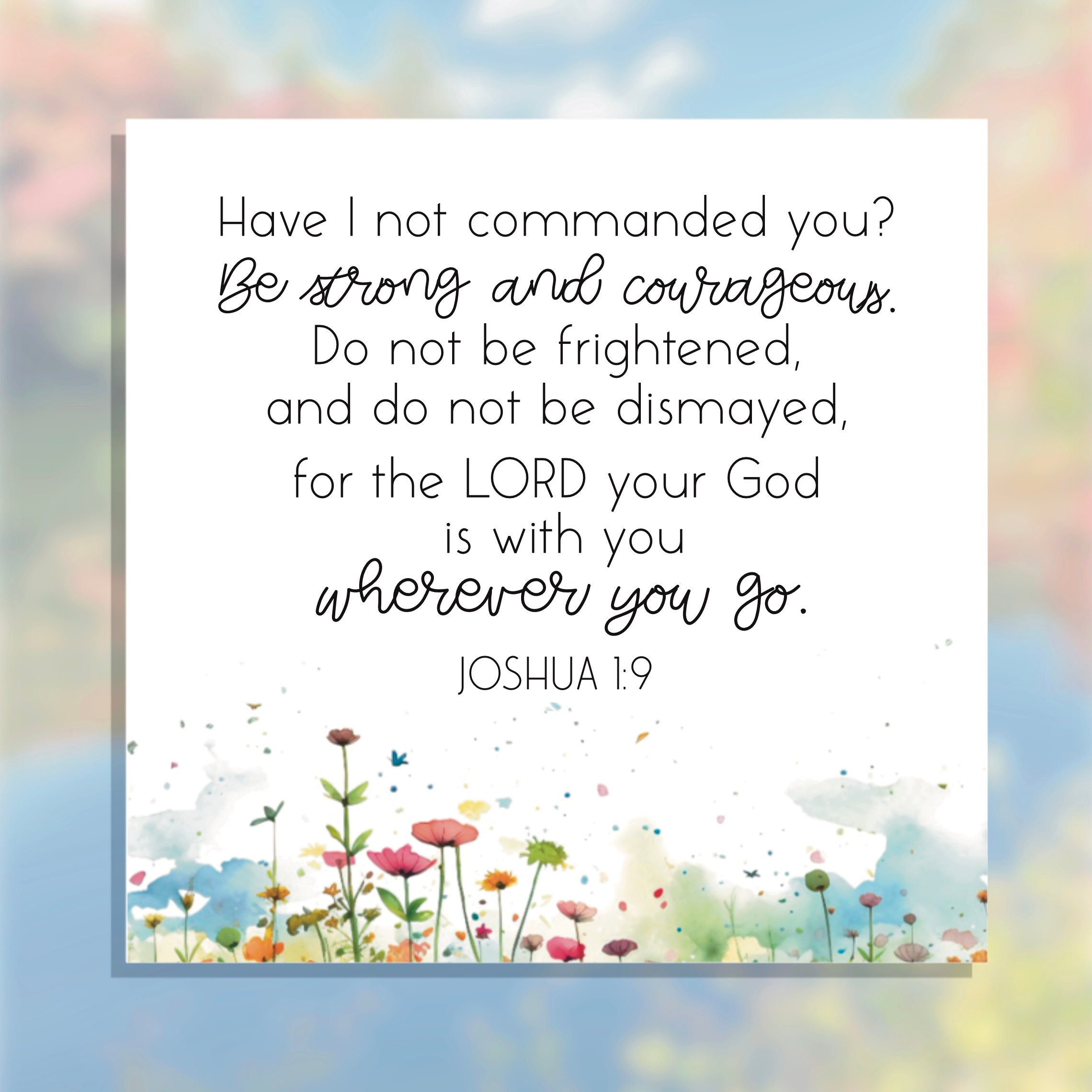 54 Bible Verse Cards, Scripture Cards, Bible Study Verses on Fear ...