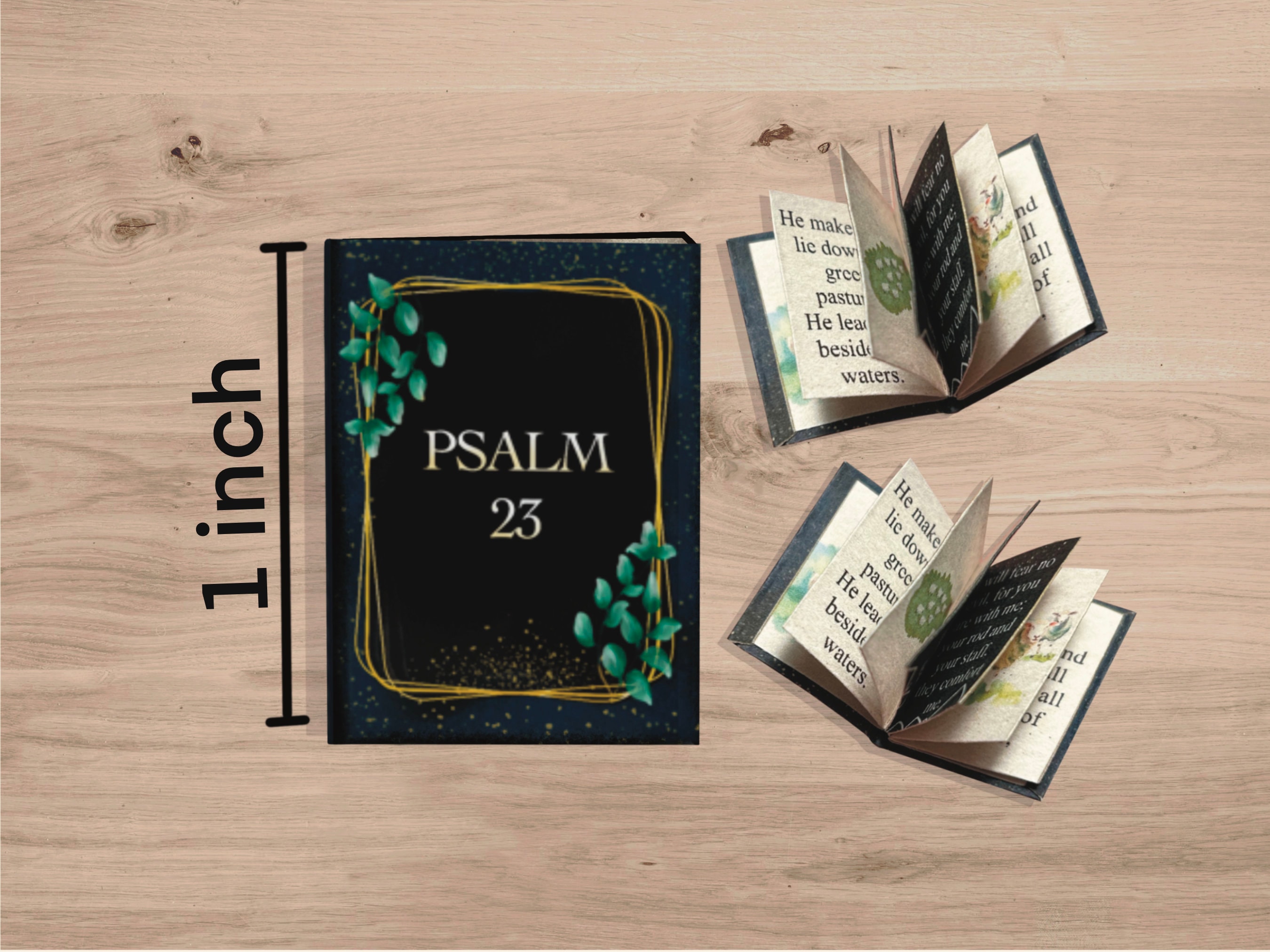 Mini Psalm 23 Book Printable Readable Full Psalm 23 From the English ...