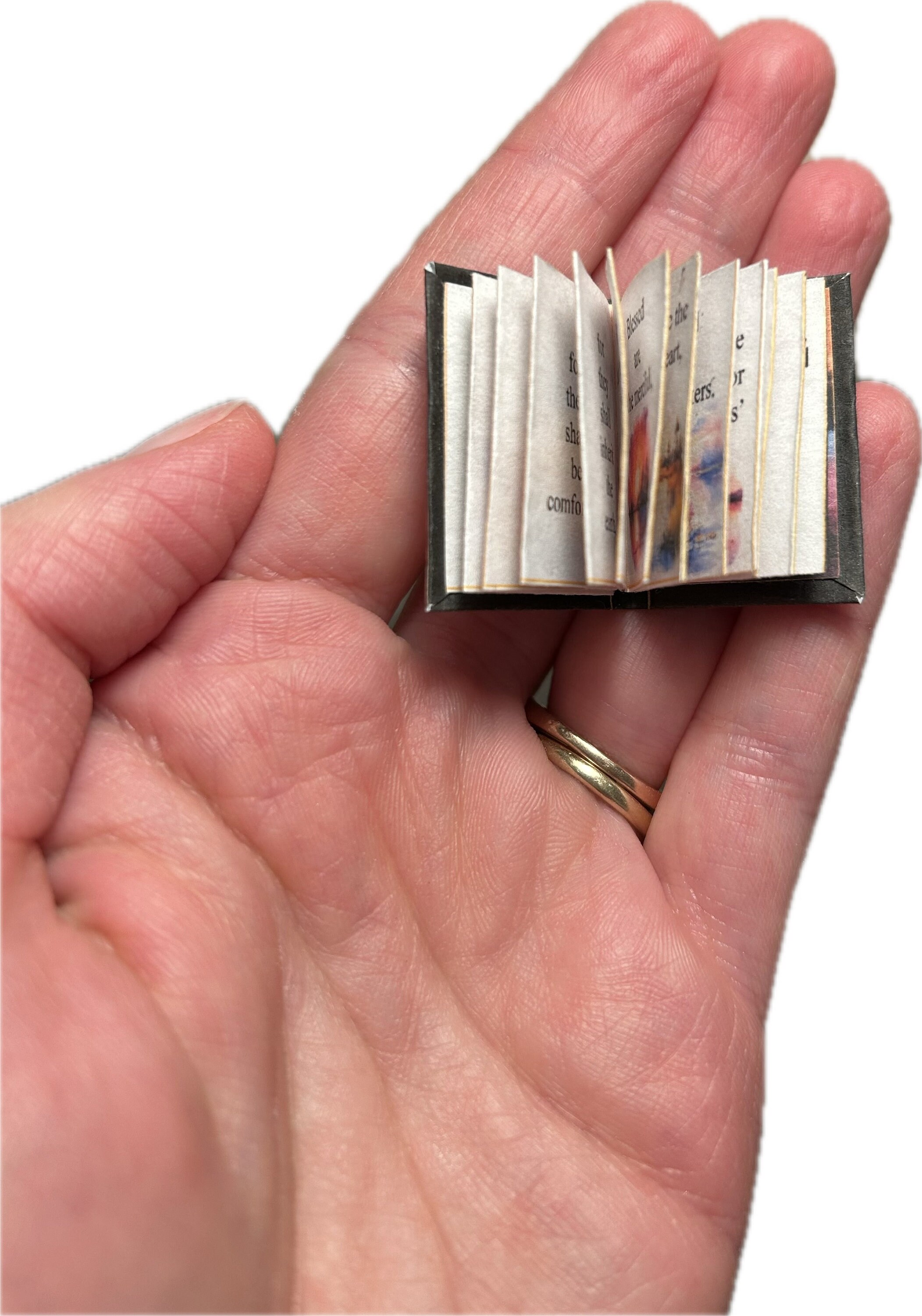 Beatitudes Mini Book, Matthew 5:1-12 Sermon on the Mount Miniature ...