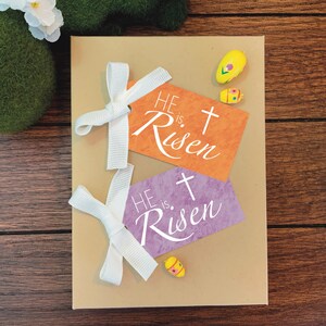 He is Risen Printable Tags, Faith Easter Gift Tags for Basket, Snack ...