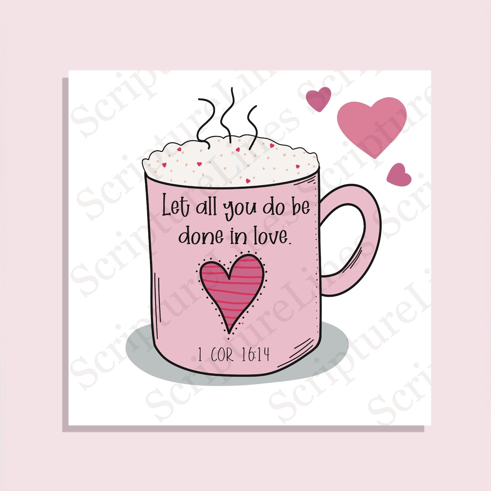 Bible Verse Cards! God’s Love Memory Verses, Scripture Printable With ...