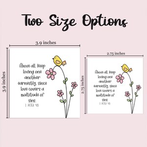 Bible Verse Cards! God’s Love Memory Verses, Scripture Printable With ...