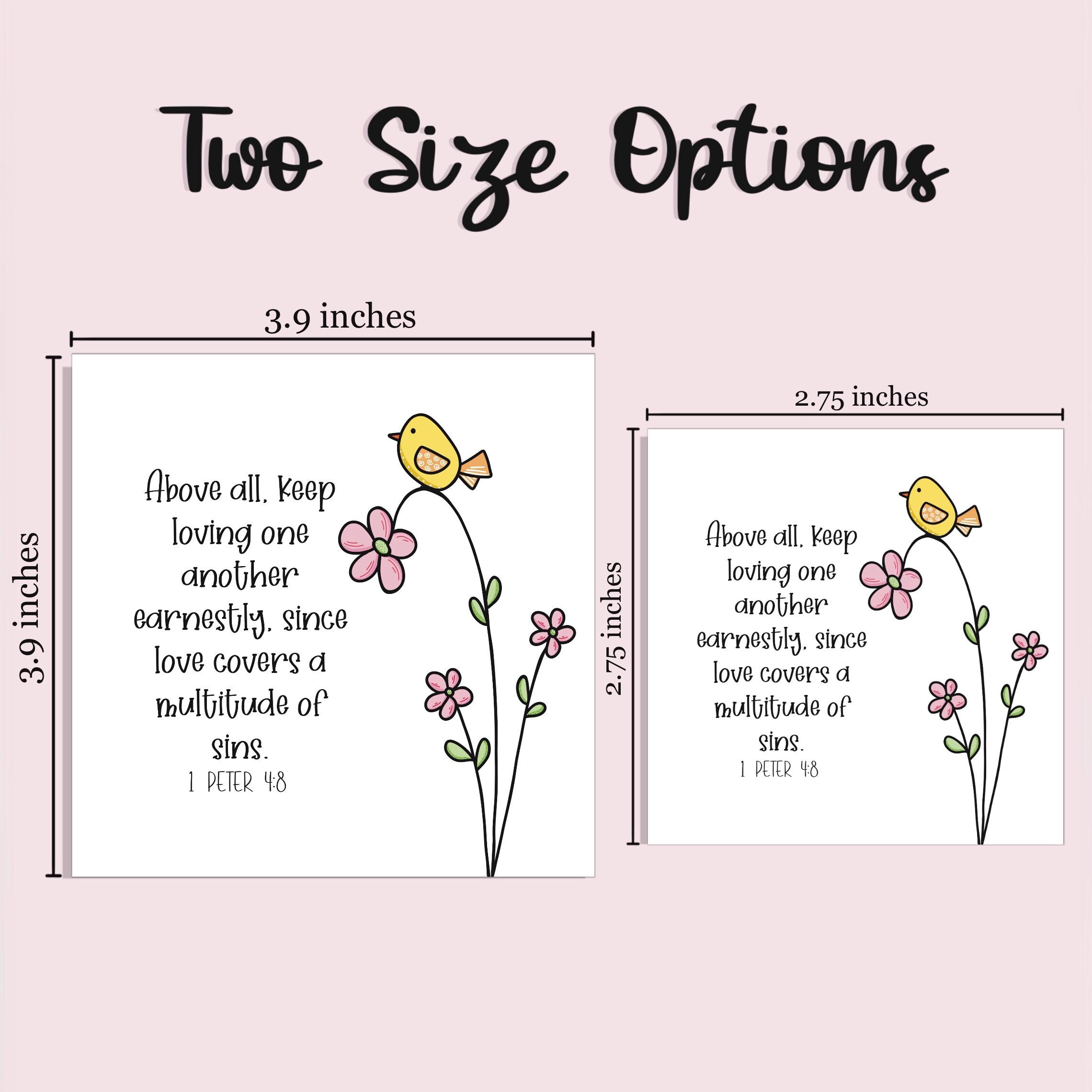 Bible Verse Cards! God’s Love Memory Verses, Scripture Printable With ...