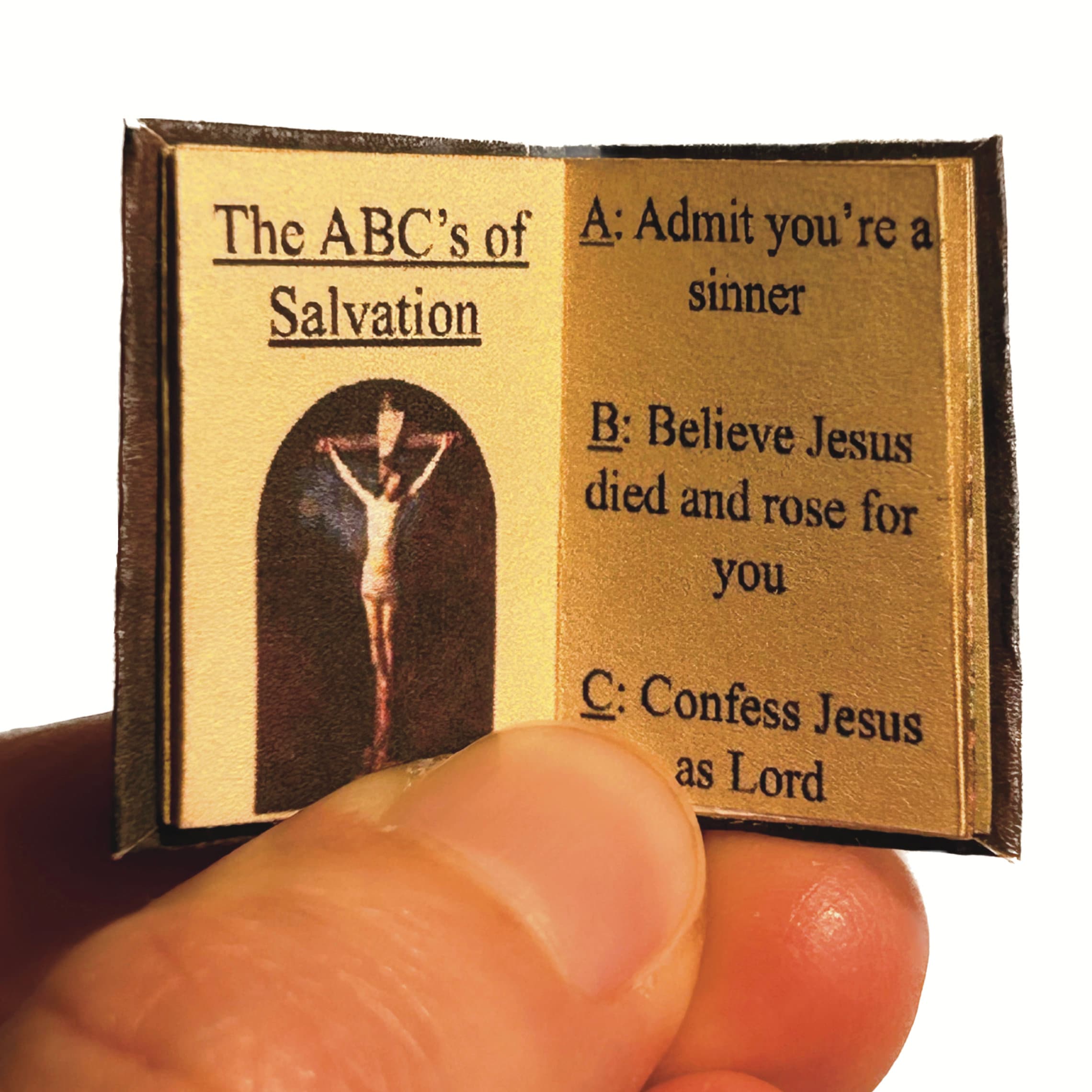 Mini Bible Printable Template Readable Message of Bible Inside & Real ...
