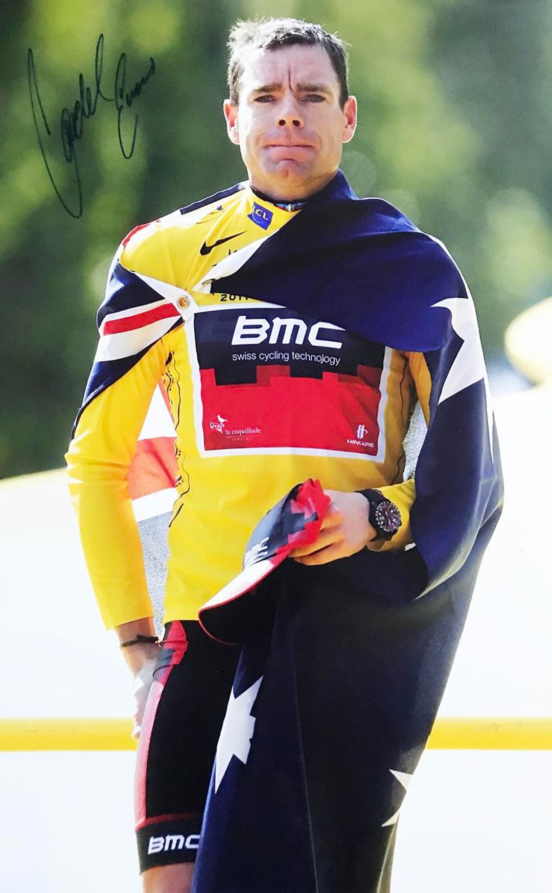 Photos Signed Cadel Evans Poster Photo Tour De France - Etsy UK