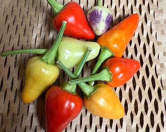 Takanotsume Pepper, Hawks Claw, 10 Seeds, Japanese Heirloom Chili ...
