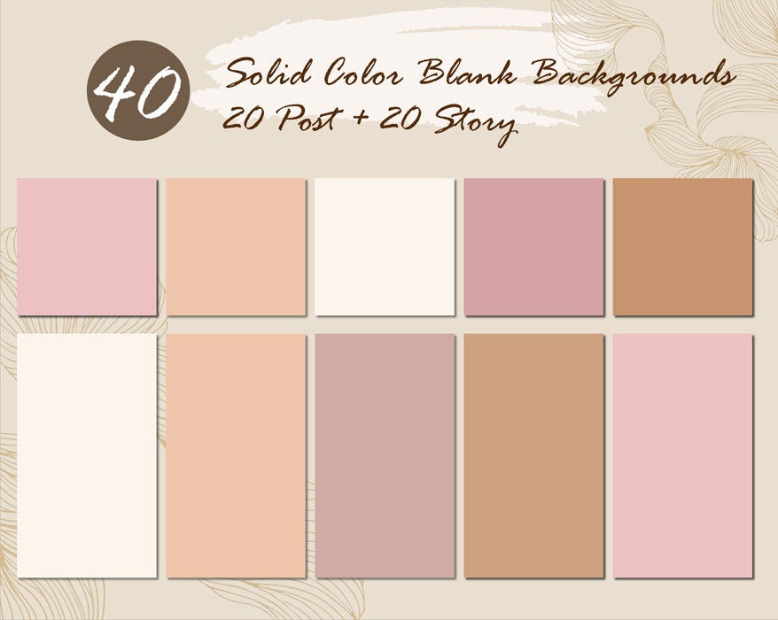 40 Instagram Templates Blank Insta Backgrounds Abstract | Etsy