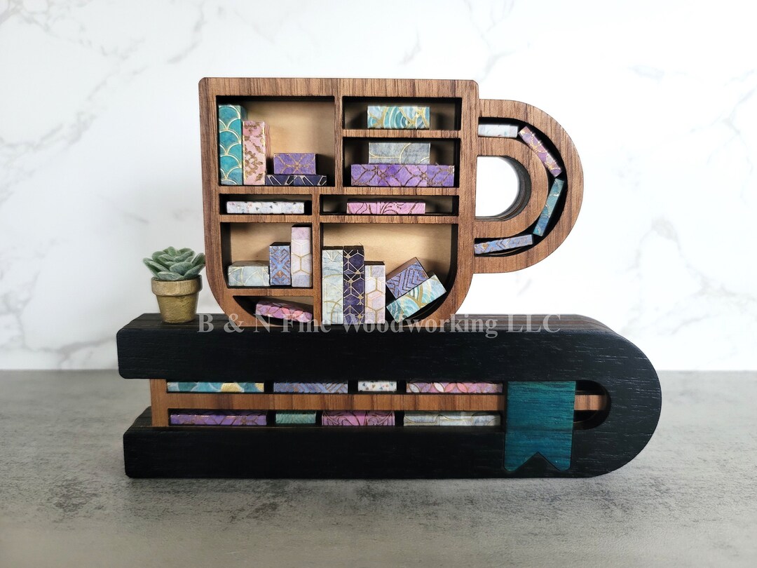Mini Bookshelf, Mini Library, Bookshelf Décor, Mini Books, Book Wall ...