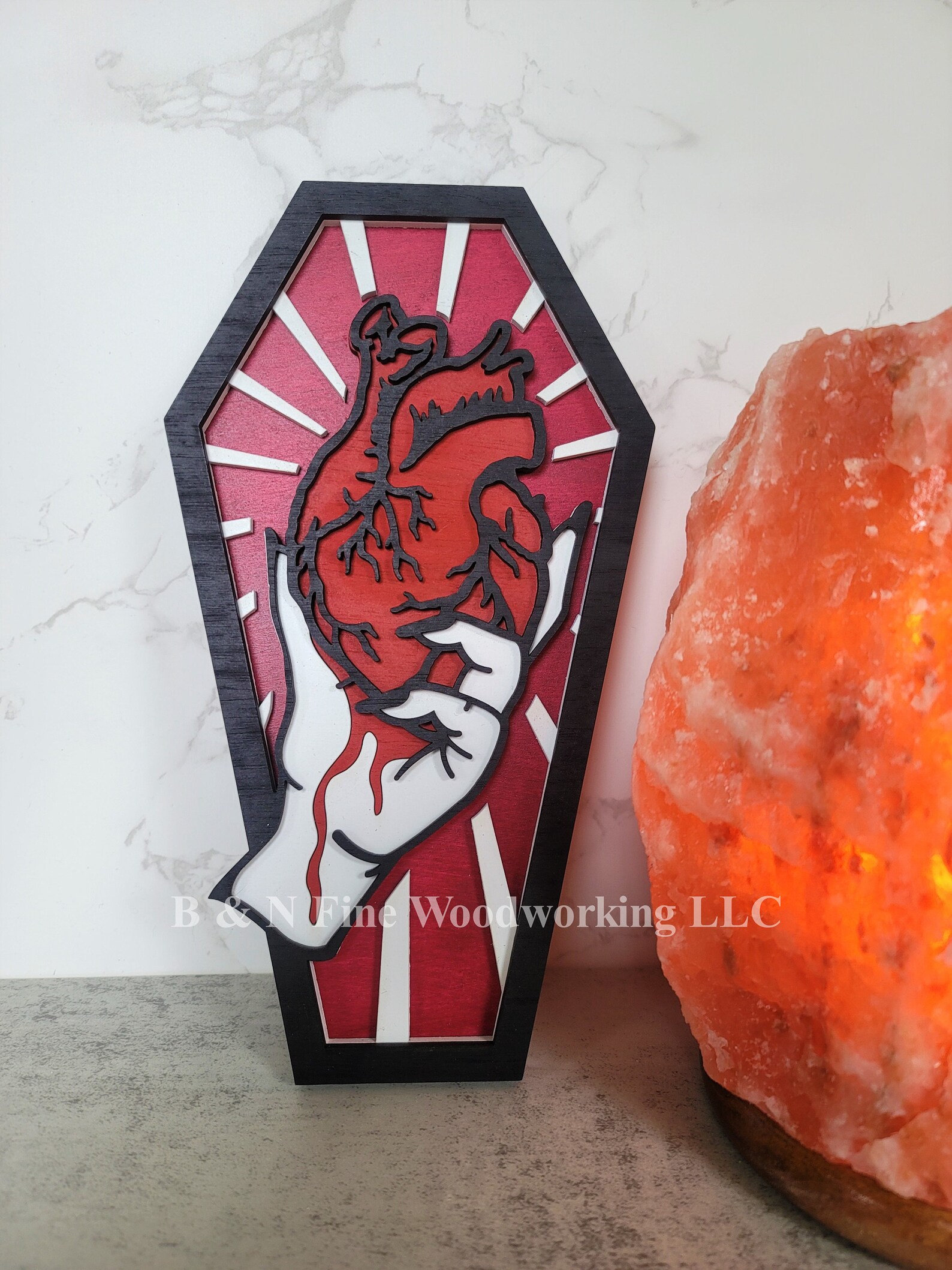 Coffin Wall Art Coffin Décor Halloween Décor Macabre Wall - Etsy