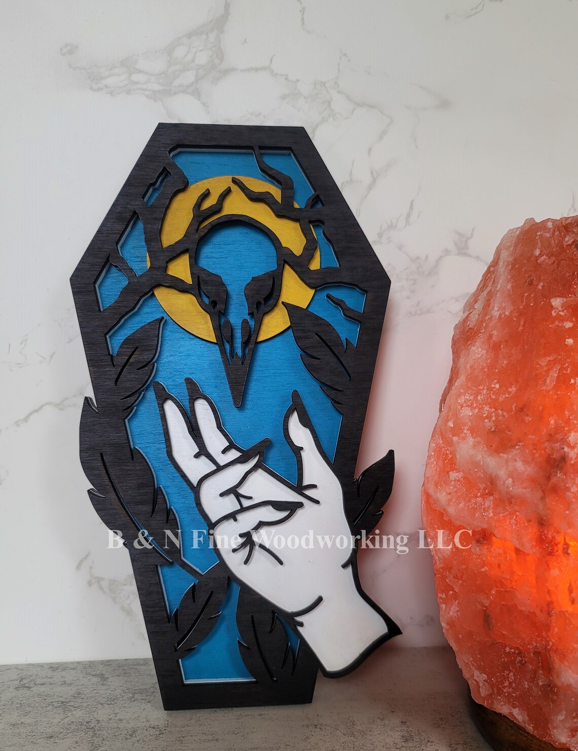 Coffin Wall Art Coffin Décor Halloween Décor Macabre Wall - Etsy