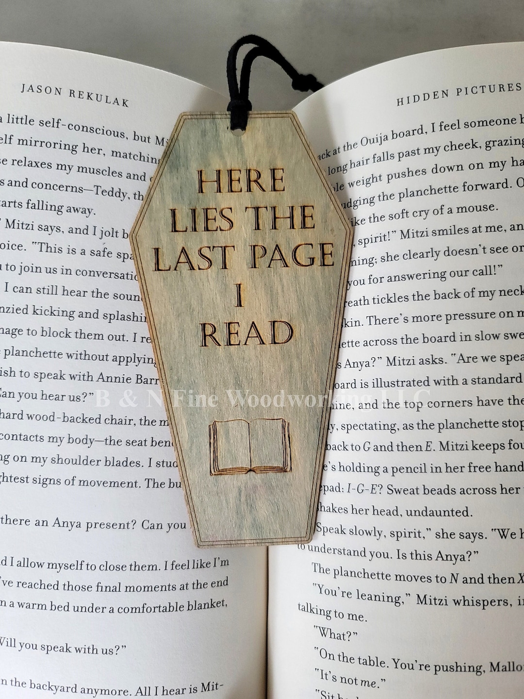 Coffin Bookmark, Horror Bookmark, Gothic Bookmark, Halloween Bookmark ...