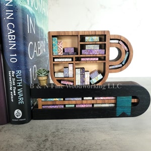 Mini Bookshelf, Mini Library, Bookshelf Décor, Mini Books, Book Wall ...