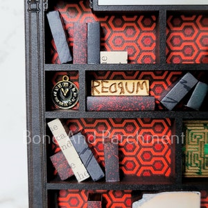 Mini Bookshelf, Mini Library, Horror Art, Horror Lover Gift, Literature ...