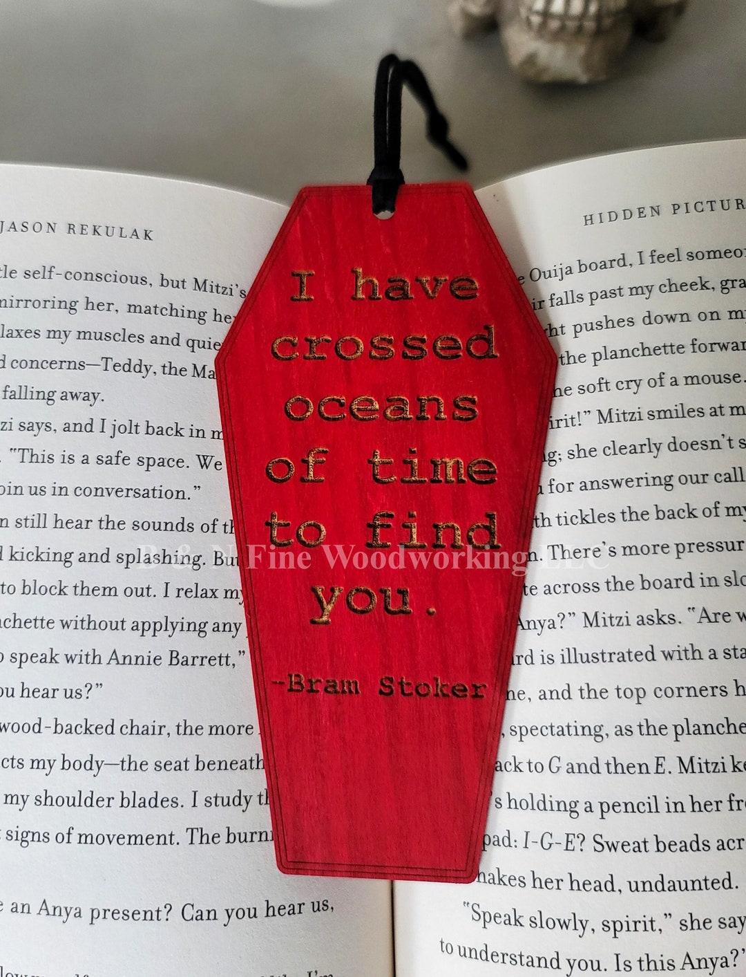 Dracula Bookmark, Coffin Bookmark, Bram Stoker, Horror Bookmark, Gothic ...
