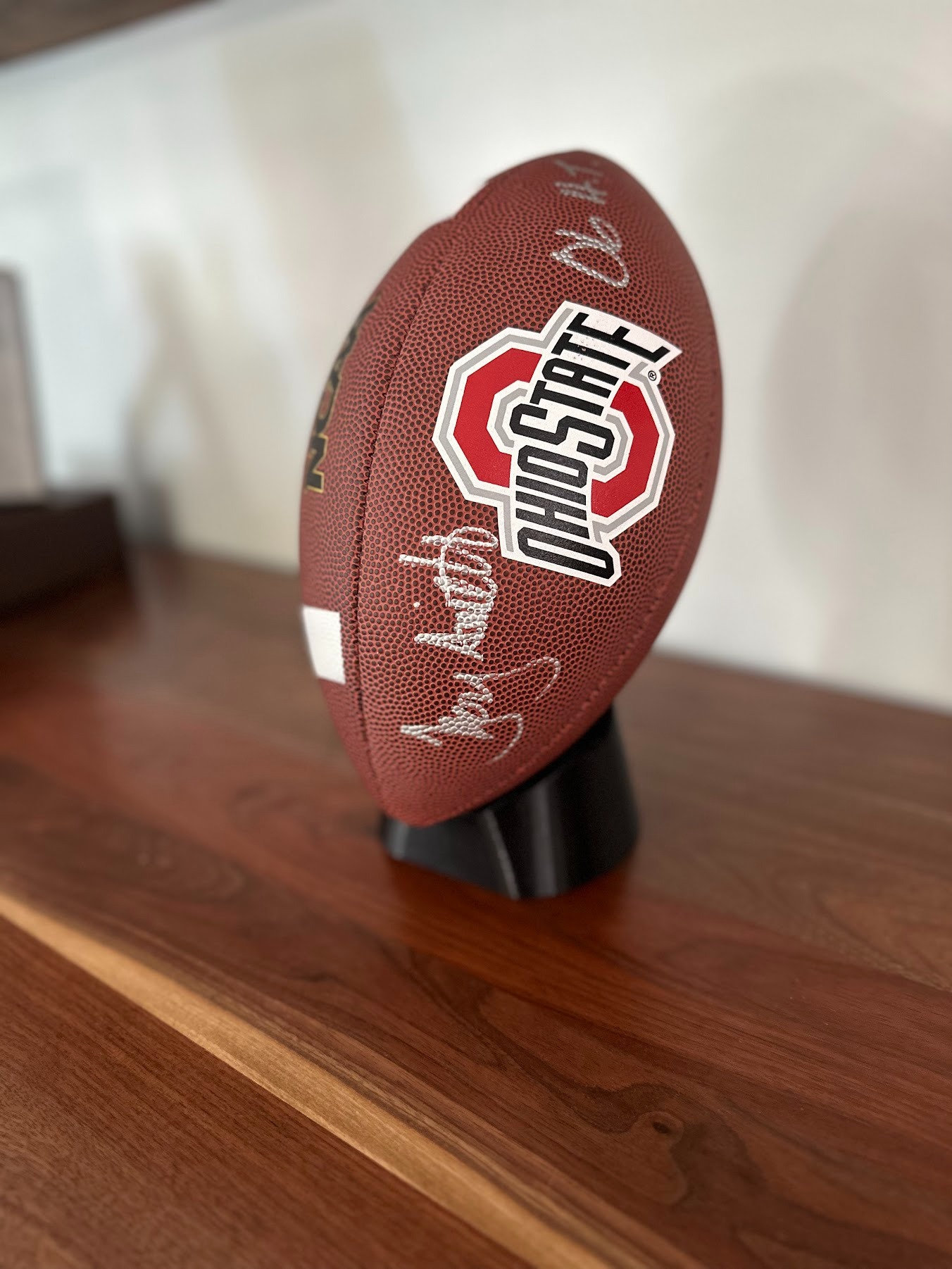 NFL Football Holder, Sports Memorabilia Showcase, Gift for Fans, Shelf ...