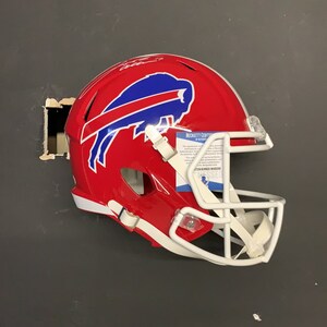 Full Size Floating NFL Replica Football Helmet Wall Mount Display ...