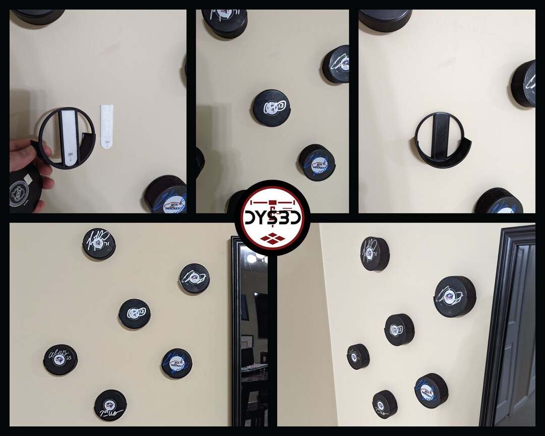 Hockey Puck Wall Display Holder - Etsy