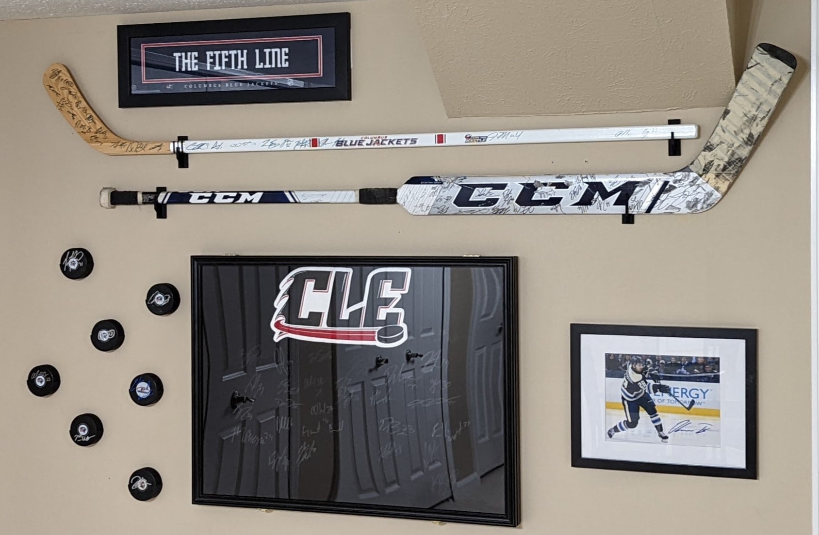 Hockey Skater Stick Wall Display Holder - Etsy Canada
