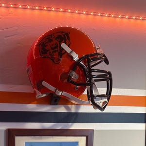 Full Size Floating NFL Replica Football Helmet Wall Mount Display ...