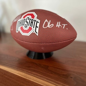 NFL Football Holder, Sports Memorabilia Showcase, Gift for Fans, Shelf ...