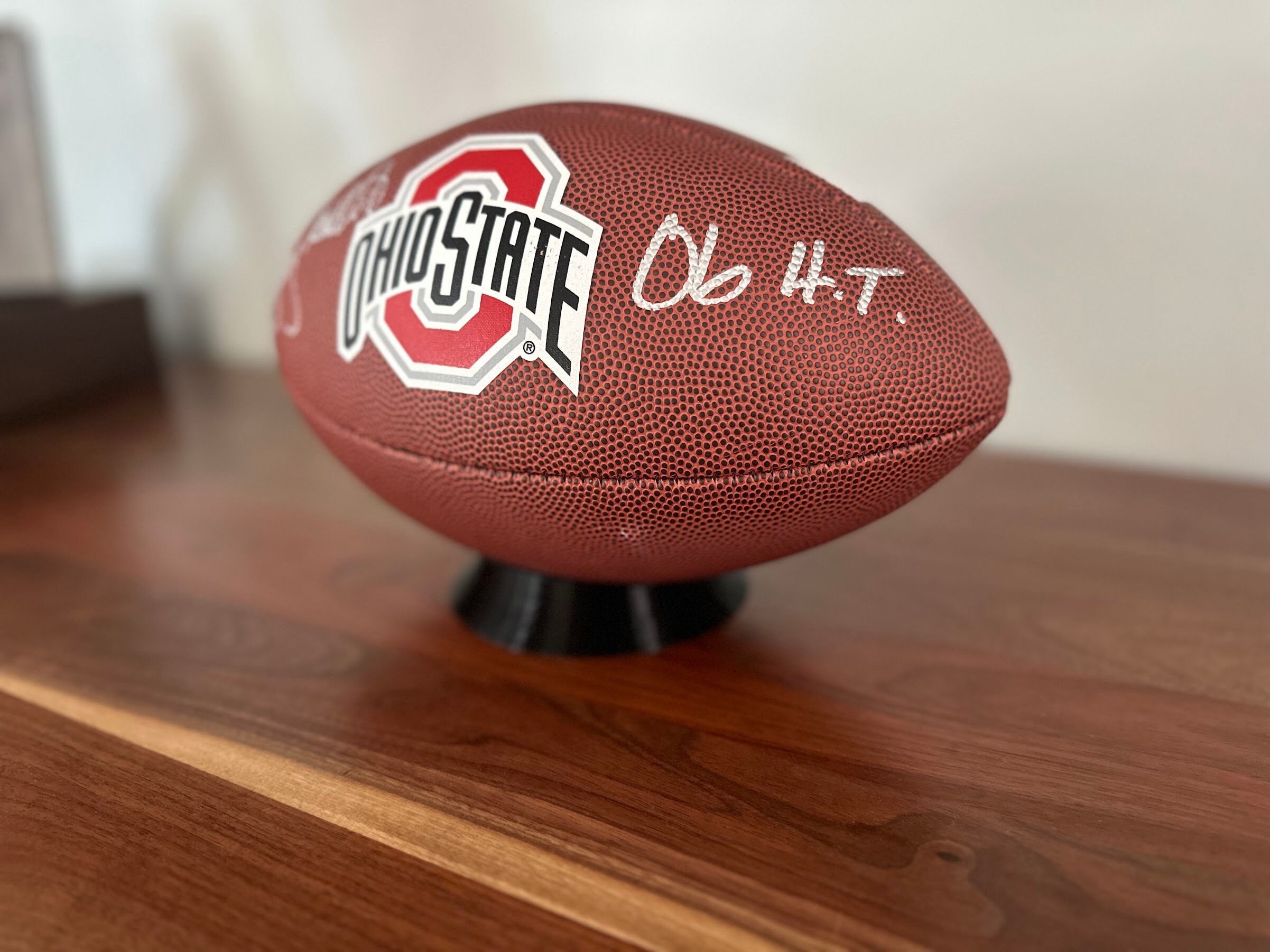 NFL Football Holder, Sports Memorabilia Showcase, Gift for Fans, Shelf ...