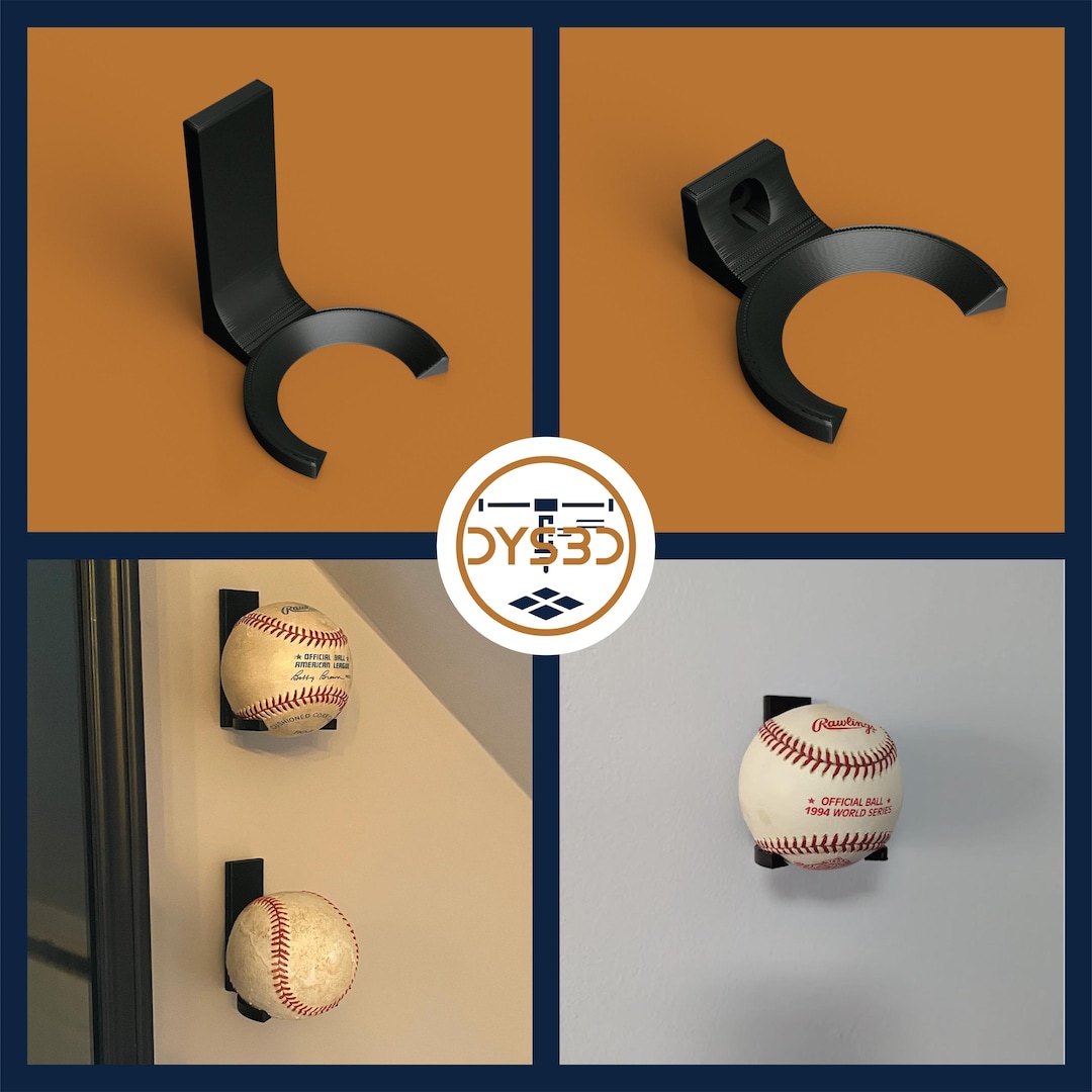 Baseball Wall Display Mount - Etsy