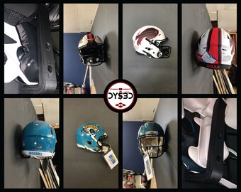Full Size Helmet Holder, NFL, Mount, Hanger, Screw Mount, Football ...
