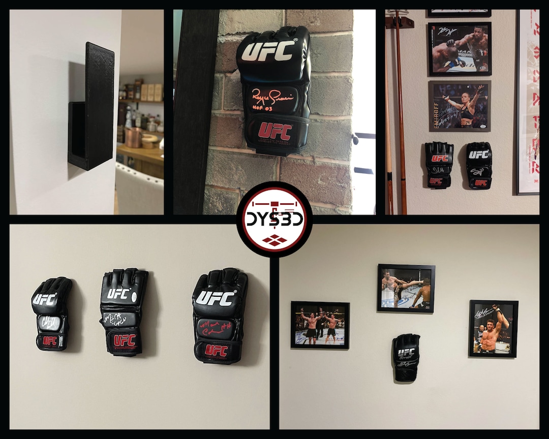 Single UFC Wall Glove Display Holder for Sports Memorabilia - Etsy